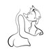 Custom One Line Drawing, Simple Line Art, Commission Portrait, Download ...