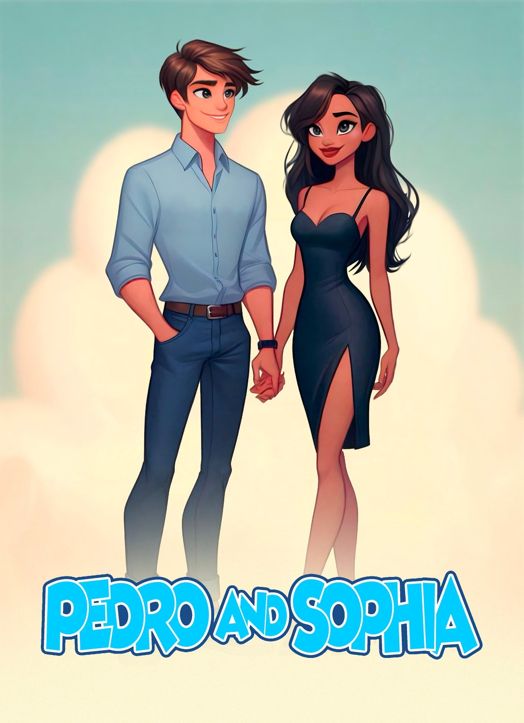 Personalized Animation Style Portrait Custom Cartoon Portrait for ...