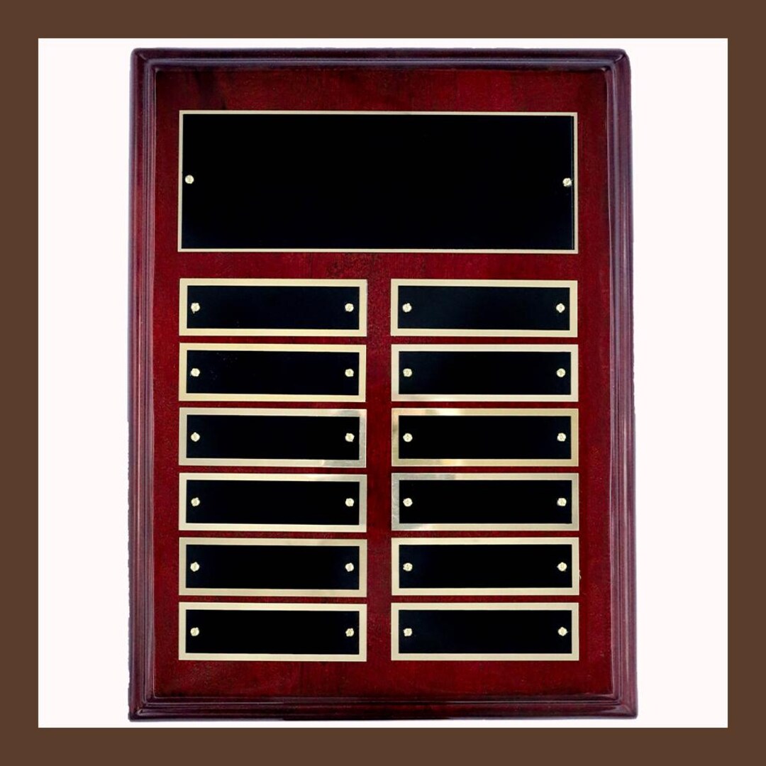 Rosewood Piano Finish Perpetual Plaque - Etsy