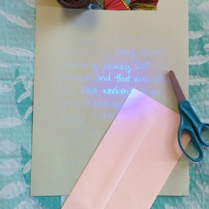 Invisible Ink Handwritten Letter. With Your Words to Whomever You Like ...