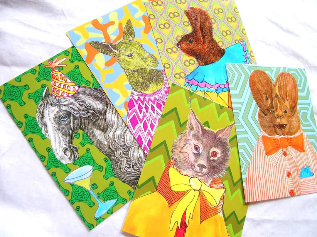 Pick Five Postcards Make Your Own Custom Set - Etsy