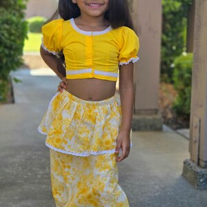 Lama Saree /half Saree /redda Hatte Sri Lankan Girls Traditional ...