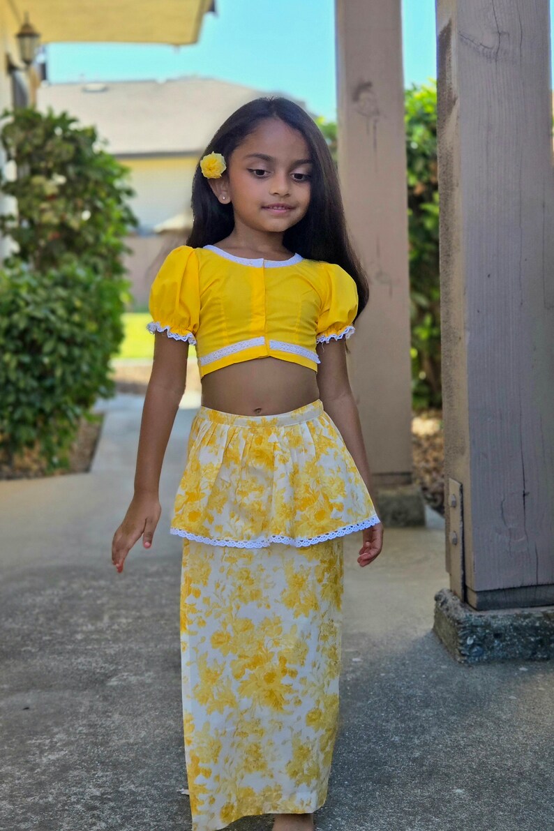 Lama Saree /half Saree /redda Hatte Sri Lankan Girls Traditional ...