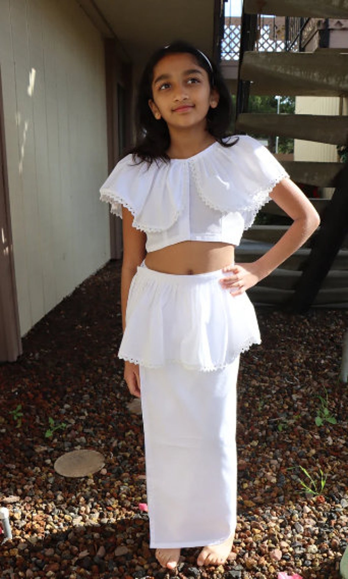 Lama Saree /half Saree Sri Lankan Girls Traditional Clothing - Etsy