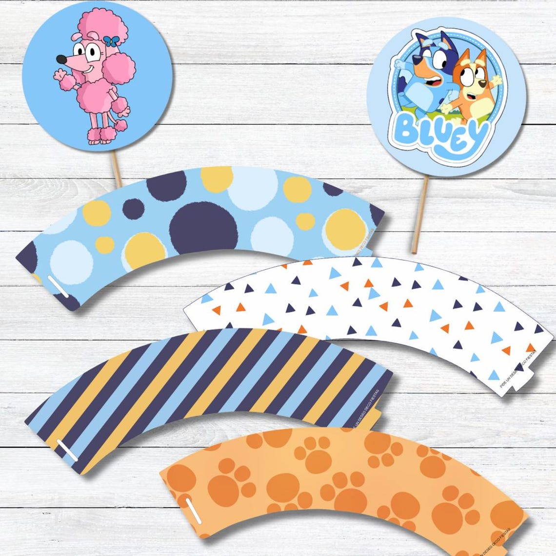 Bluey Printable Kit/customized Birthday Party Decoration/personalized ...