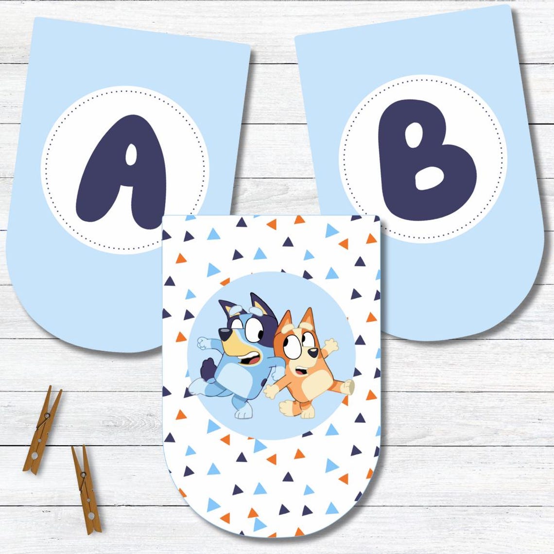 Bluey Printable Kit/customized Birthday Party Decoration/personalized ...
