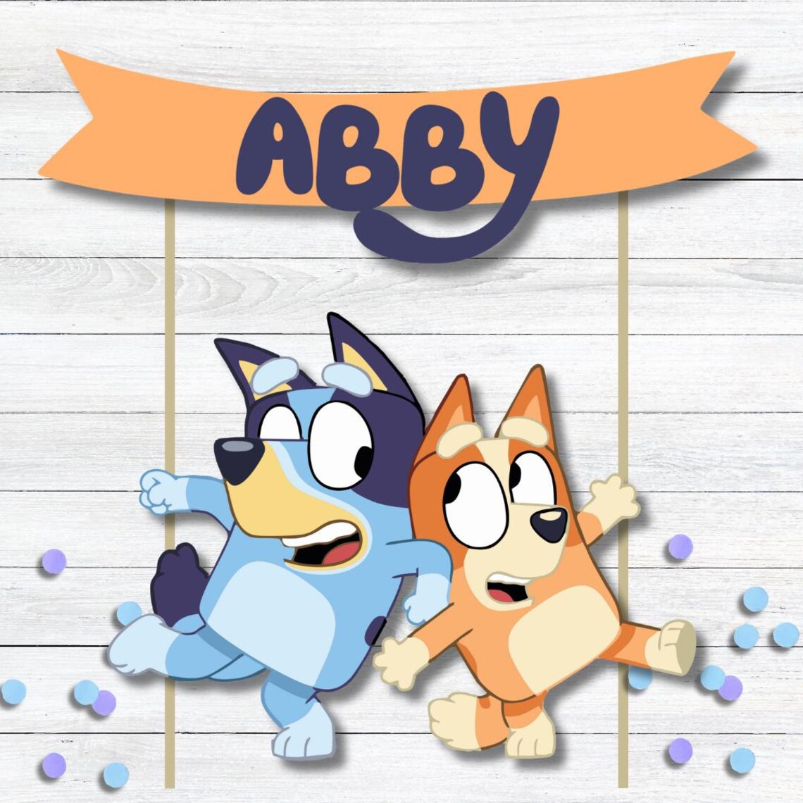 Bluey Printable Kit/customized Birthday Party Decoration/personalized ...