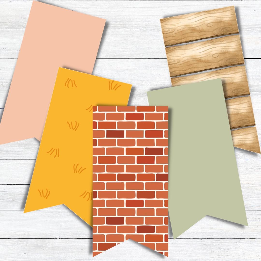 The Three Little Pigs Printable Kit/customized Birthday Party ...