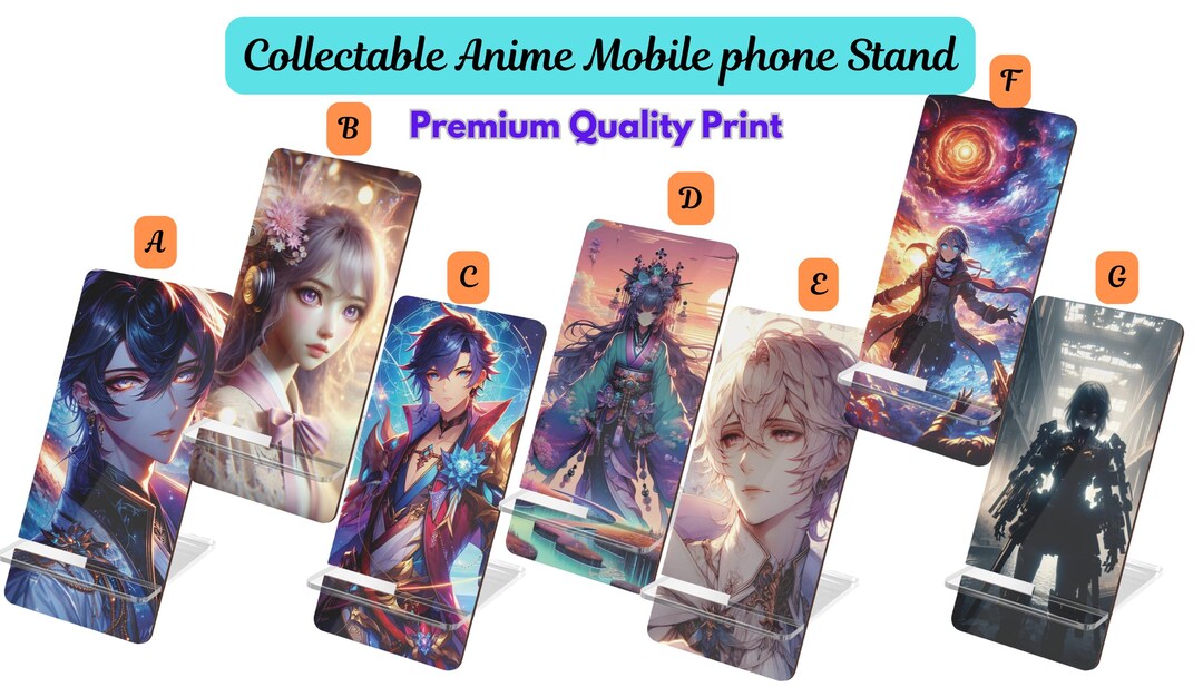 Anime/game Character Mobile Display Stand for Smartphones, Iphone ...