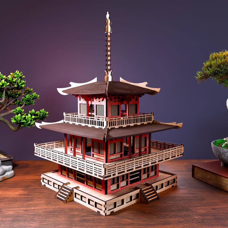 Miniature Pagoda - Etsy