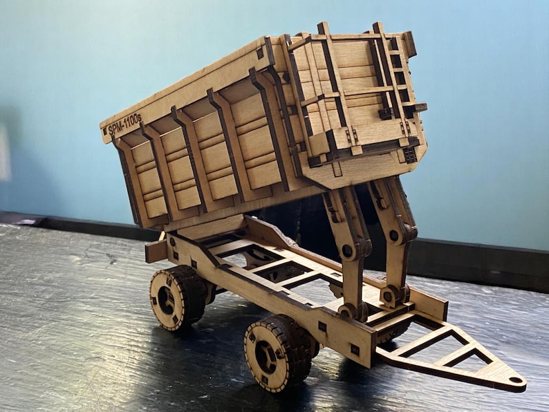 Trailer Laser Cut File: Miniature Model (digital Download) - Etsy