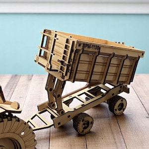 Laser Cut Tractor Set: Farming Machinery Model (digital Download) - Etsy