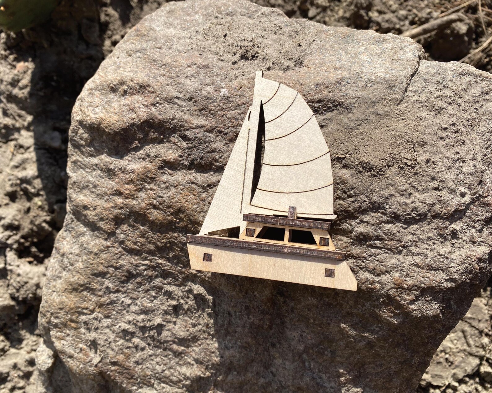 Sailing Boat | Laser Cut | 4mm 3mm Svg Dxf Cdr Lbrn File - Etsy