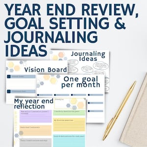 Get Ready for the New Year, Goal Setting & Journaling Ideas | Year End ...