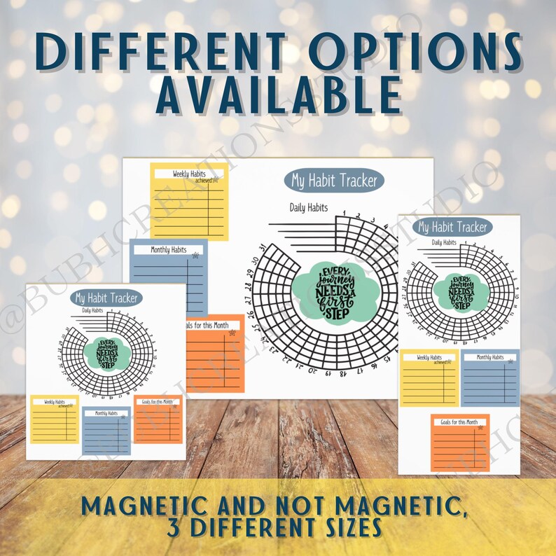 Large Habit Tracker Notepad – Daily, Weekly & Monthly Habit Planner ...