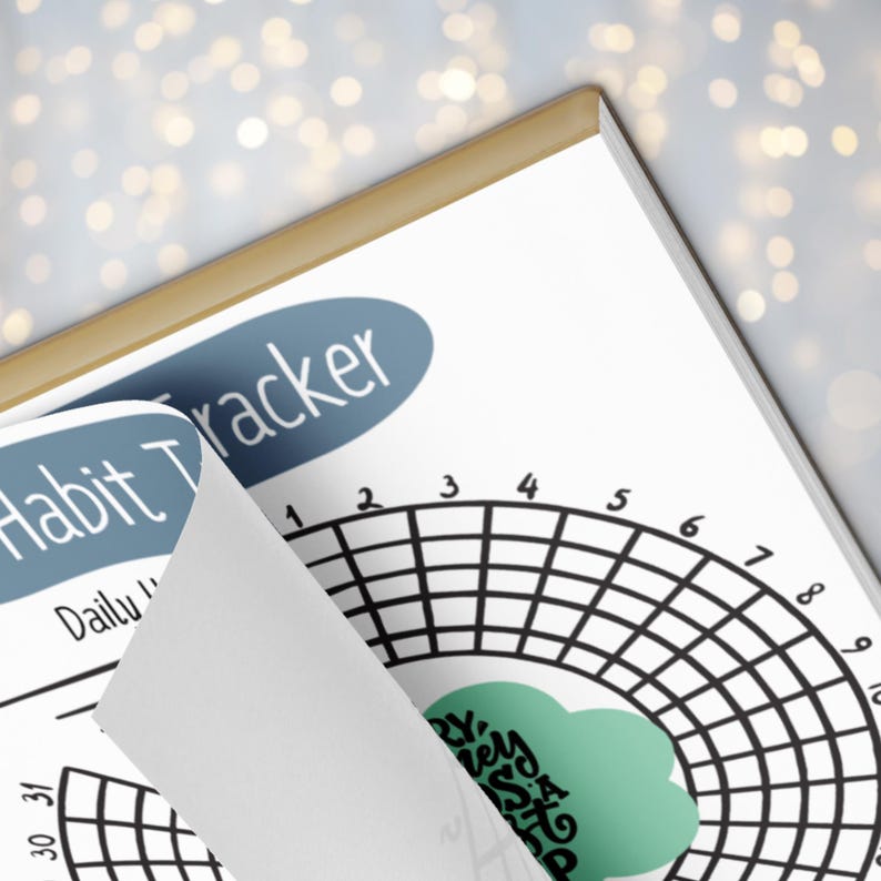 Large Habit Tracker Notepad – Daily, Weekly & Monthly Habit Planner ...