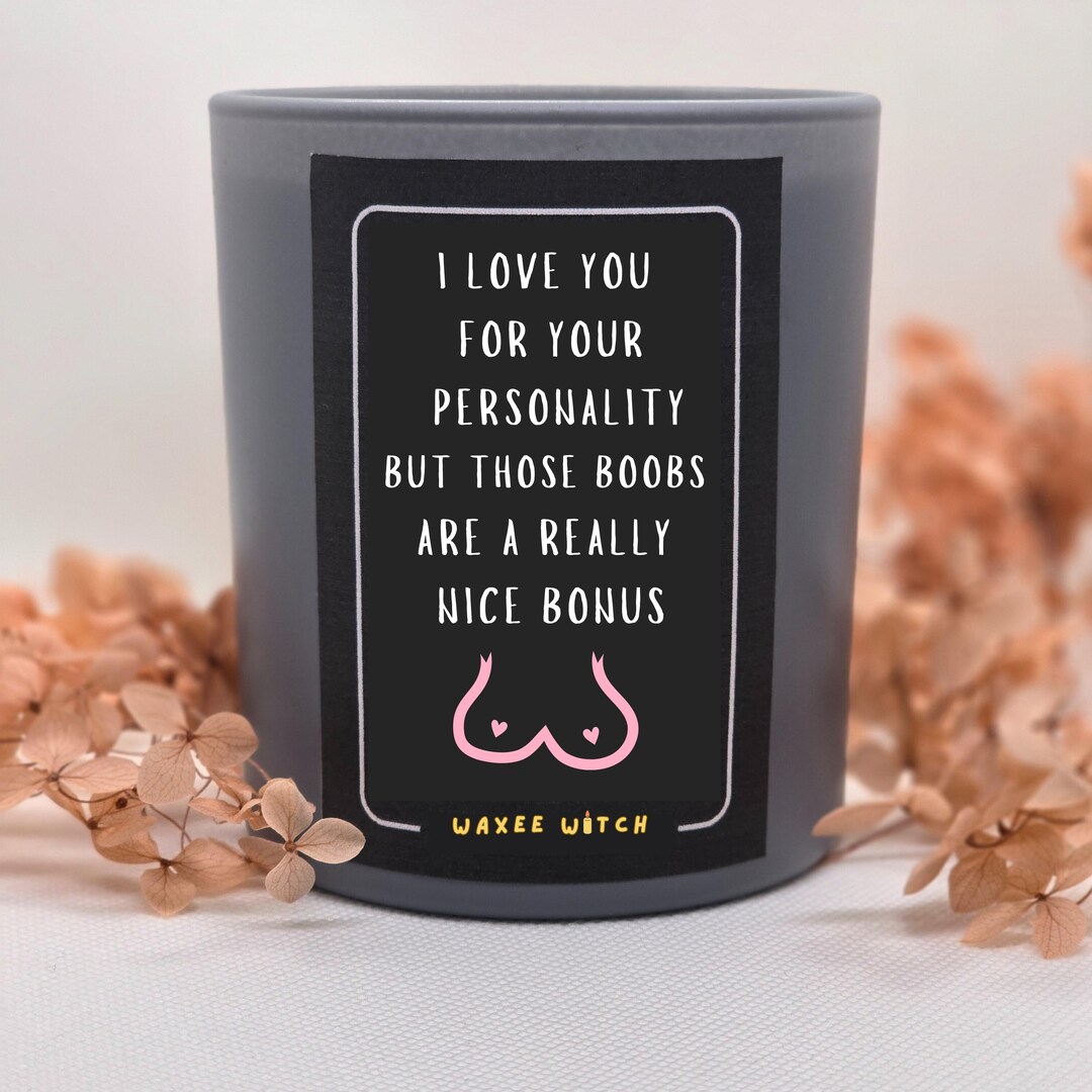 Funny Christmas Valentine's Day Candle Gift, Cheeky Vanilla Soy Wax ...