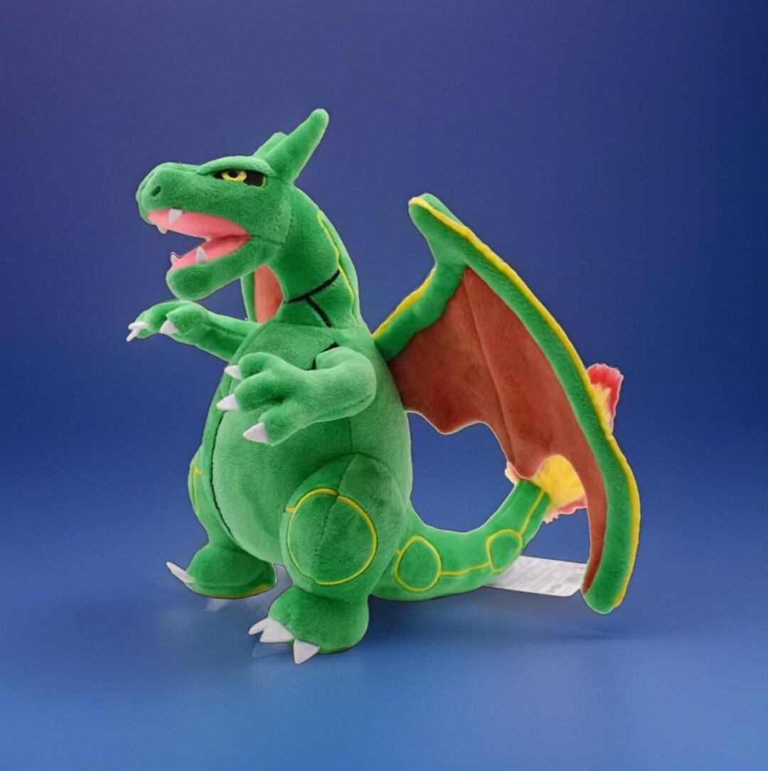 Vintage 2004 Rare Rayquaza Fuse Charizard Plush Toys Dragon Stuffed ...