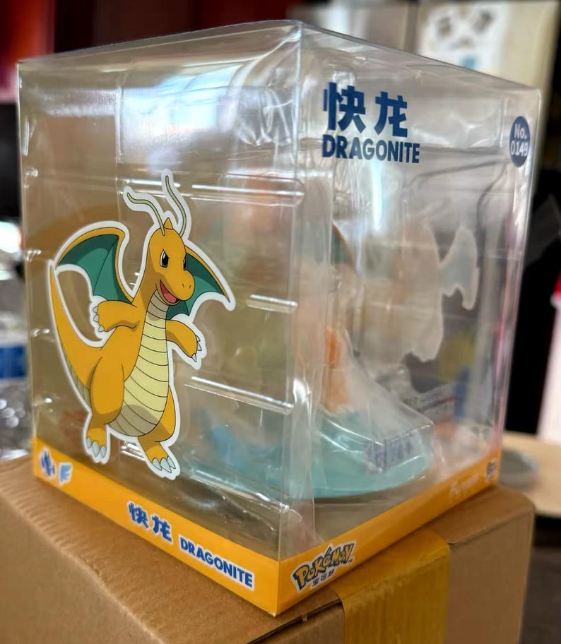 Vintage 1999 14cm Pokemon Dragonite Action Figure Toy Kids Gift ...