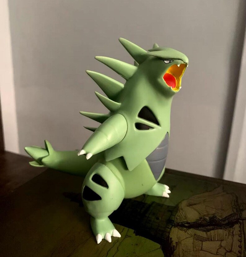 Vintage 1999 11CM Pokemon Tyranitar Action Figure Toy Kids Gift ...