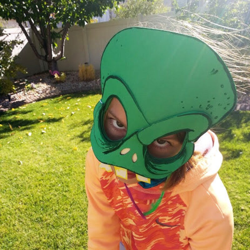 Zombie Mask - Etsy