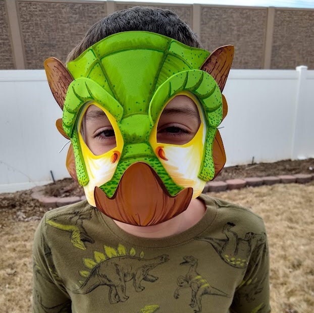 Ankylosaurus Mask - Etsy