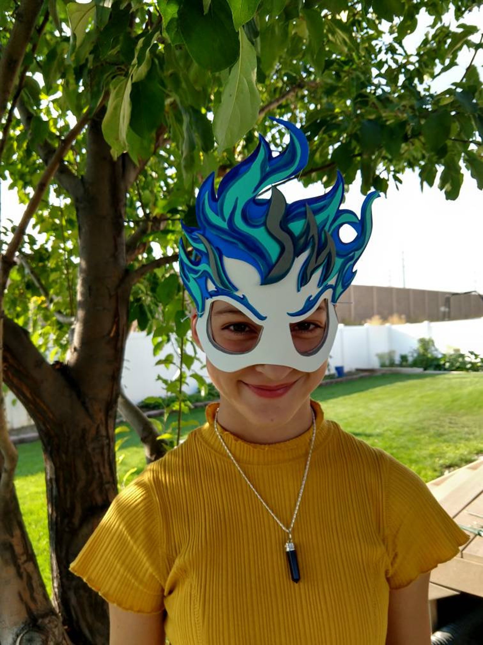 Blue Hades Mask - Etsy Canada