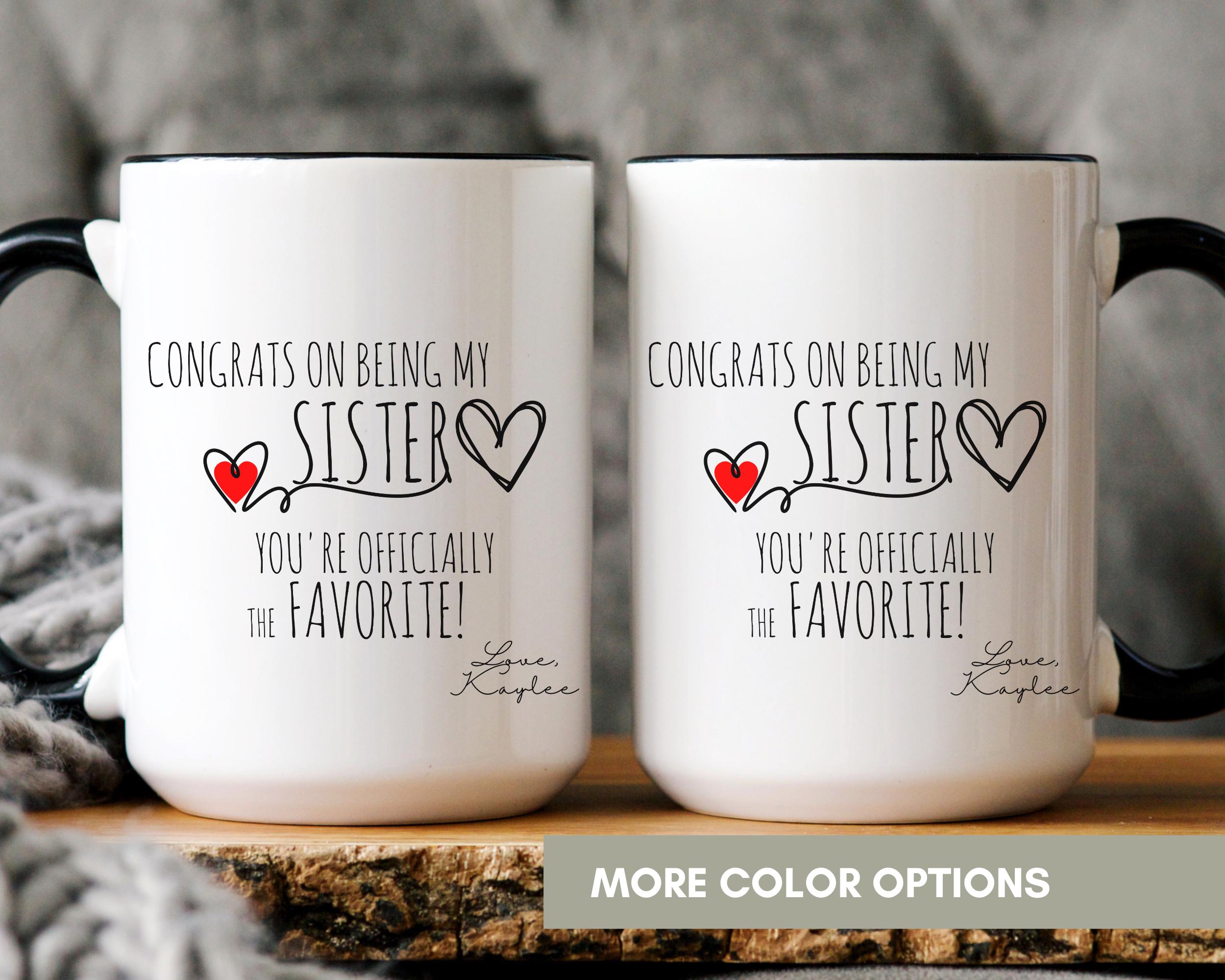 Personalized Sister Mug, Funny Sister Gift,birthday Present for Sister ...