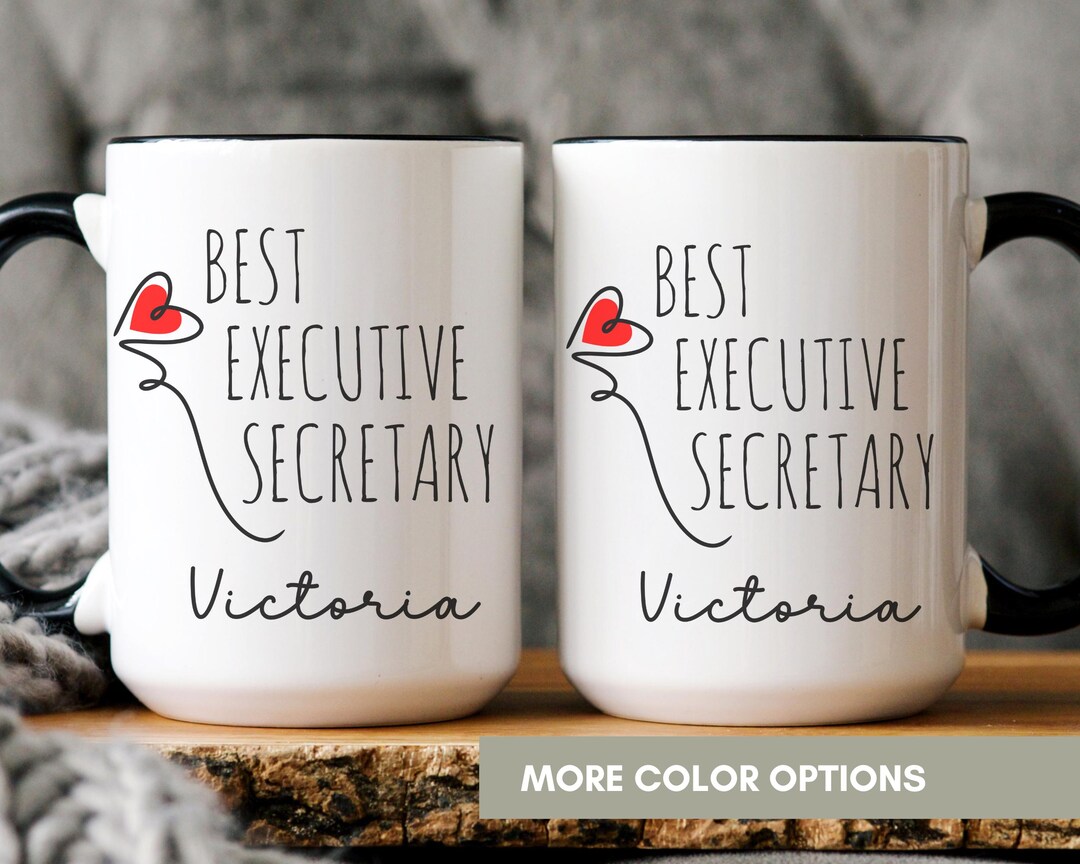 Best Executive Secretary Custom Gift, Secretary Coffee Mug ...