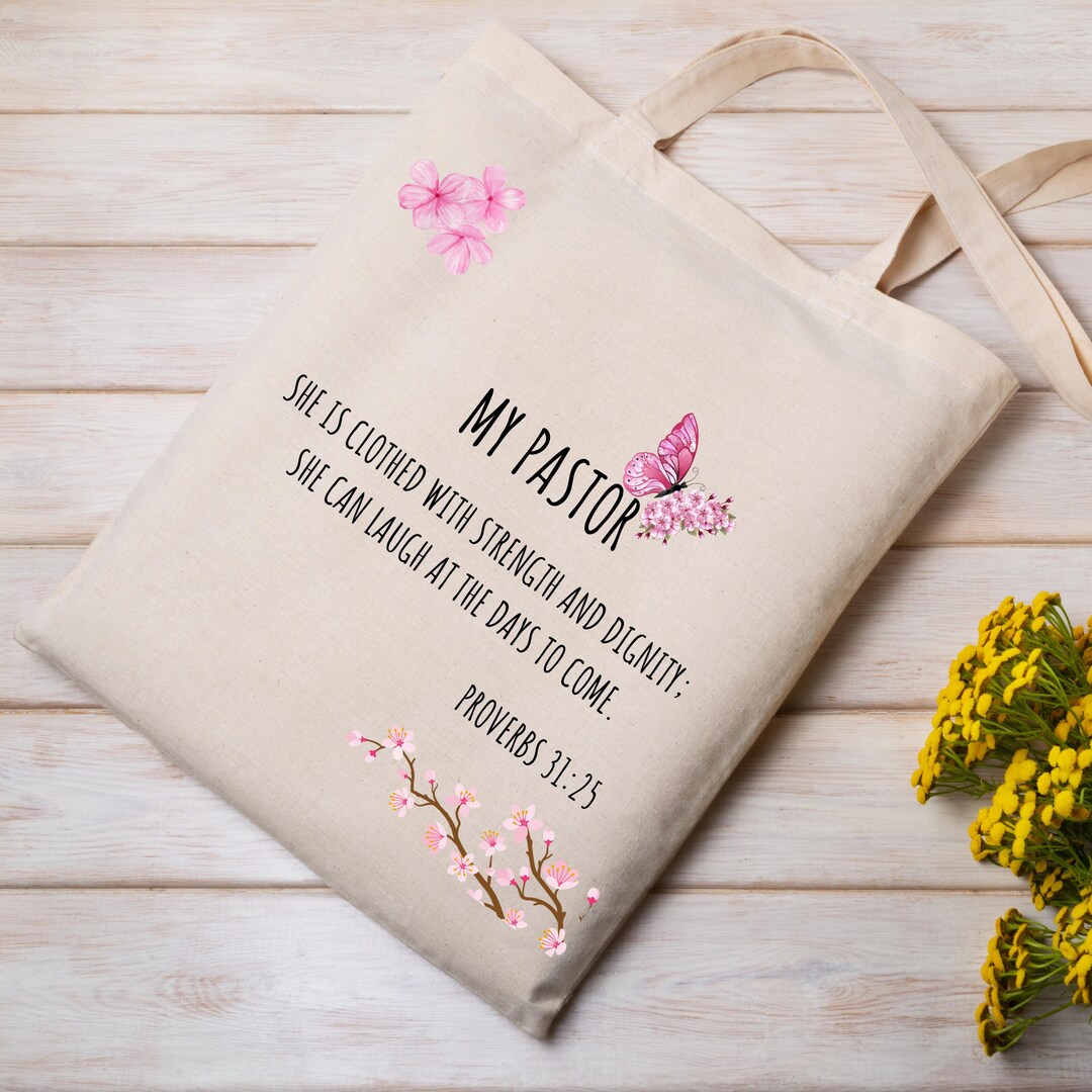 Pastor Women Gift Tote Bag Pastor Week Christian Gift Christmas ...