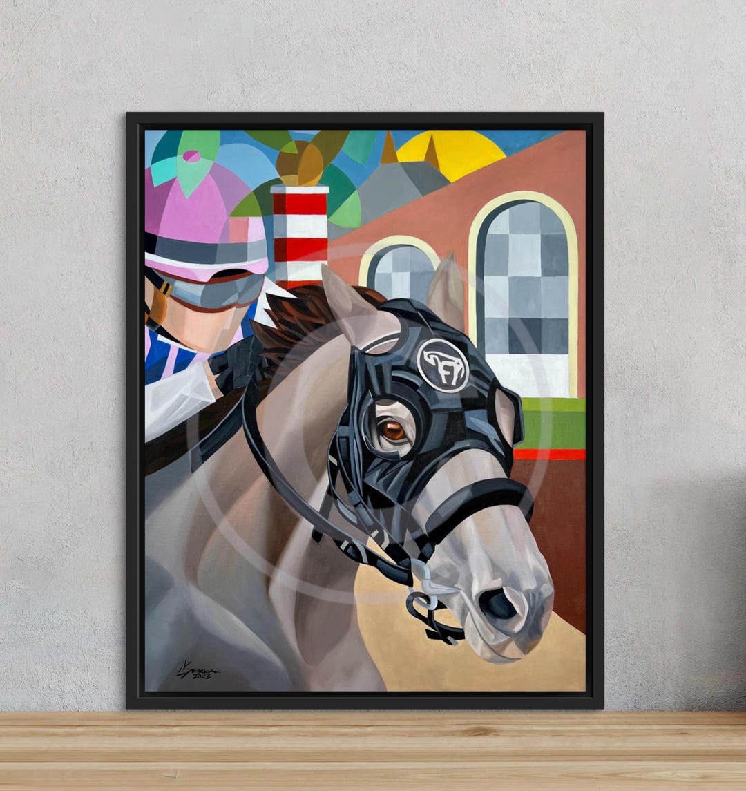 Horse Racing Art, Arcangelo Horse Original Oil or Prints, Belmont and ...