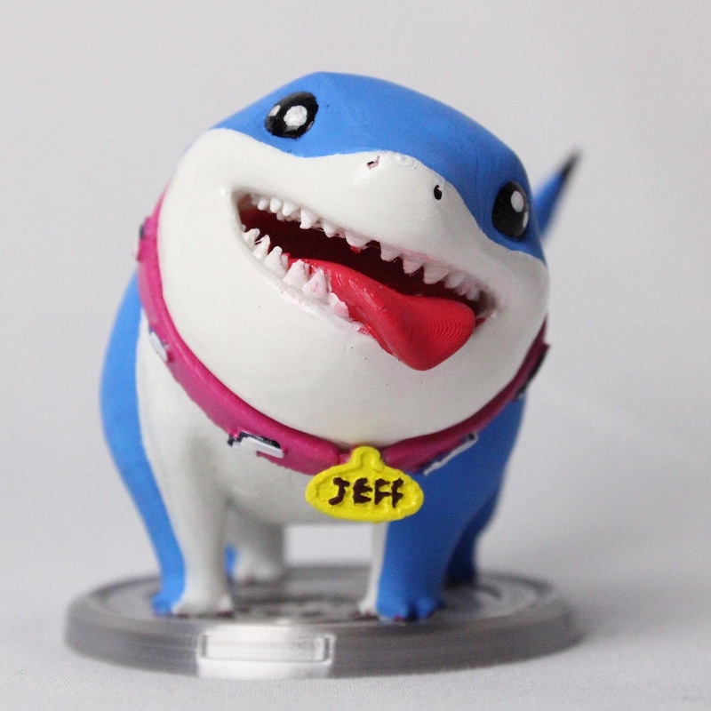 Jeff the Land Shark Figure - Etsy