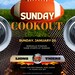 Sunday Cookout Football Invitation | Editable Digital Event Template ...