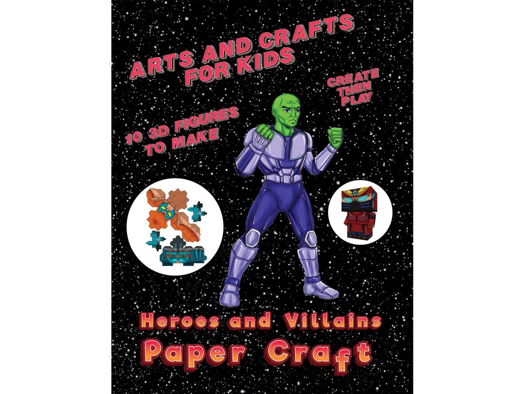 Create 3D Block People Cut, Paste, and Build Imaginative Figures With ...