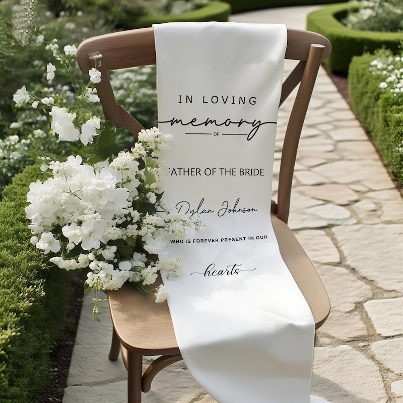 In Loving Memory Wedding Sign - Etsy
