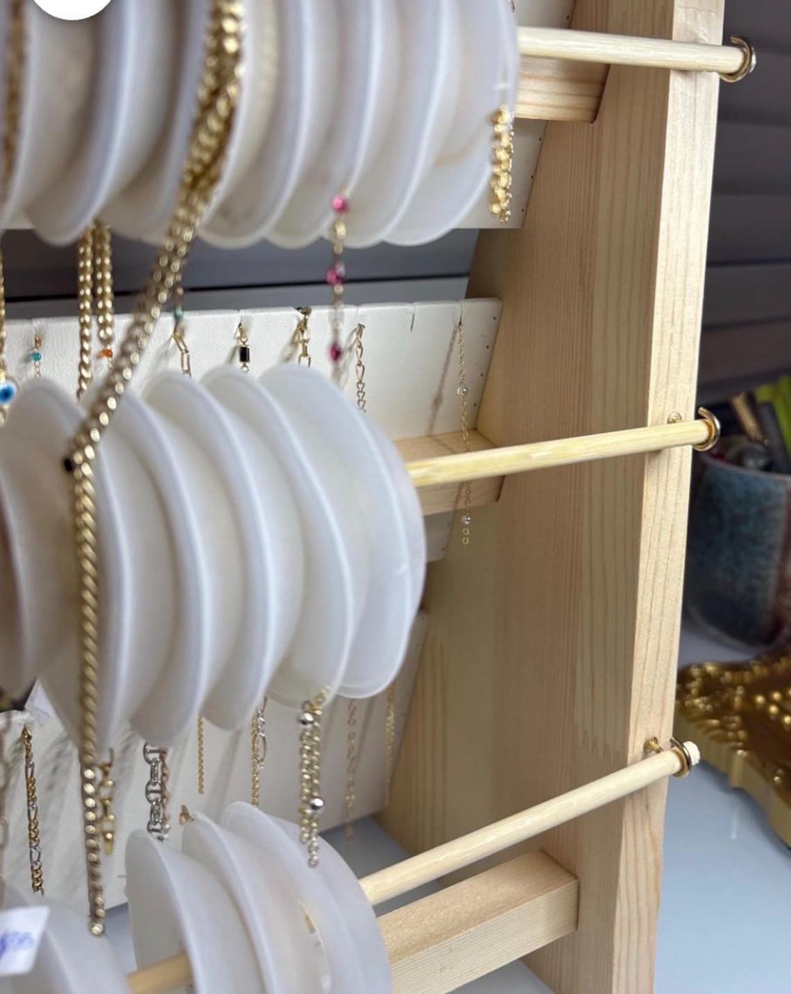 Permanent Jewelry Display With Storage on Back - Etsy