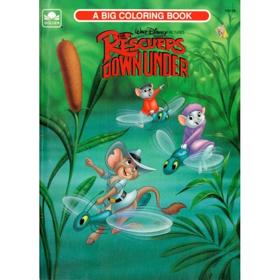 PDF File Rescuers Down Under Coloring/activity Book 10 Pages | Etsy