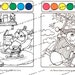 PDF File GLO Friends Paint Box Watercoloring Book 10 Pages - Etsy