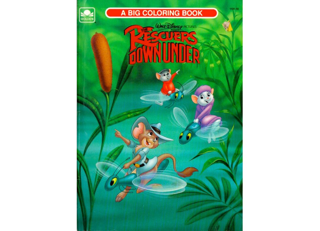 PDF File Rescuers Down Under Coloring/activity Book 10 Pages - Etsy