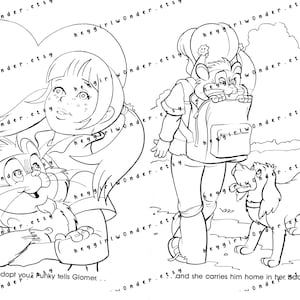 PDF File 1986 Punky Brewster Coloring/activity Book 10 Pages - Etsy