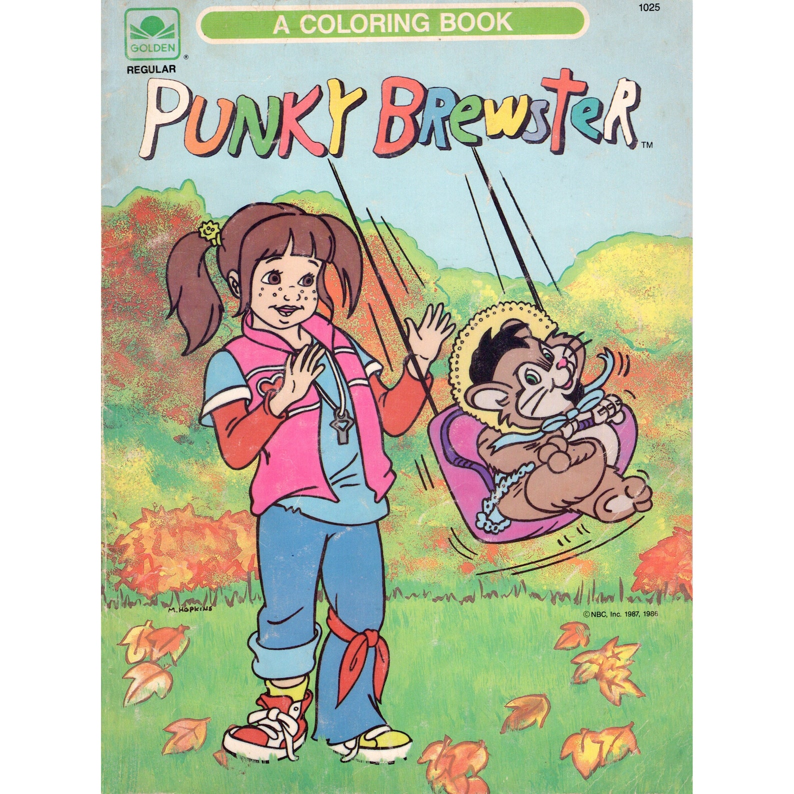 PDF File 1986 Punky Brewster Coloring/activity Book 10 Pages - Etsy