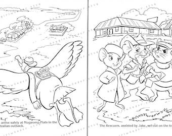 The Rescuers Coloring Pages