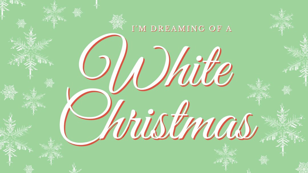 White Christmas Desktop Background Wallpaper for Download - Etsy