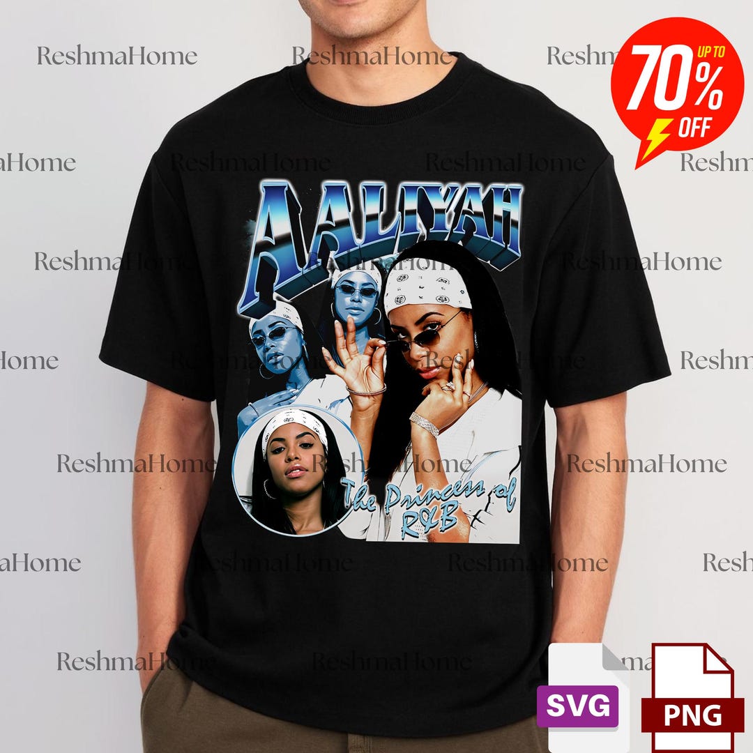 Aaliyah PNG Svg, 90s 2000s Digital Download, Rock the Boat Vintage Hip ...