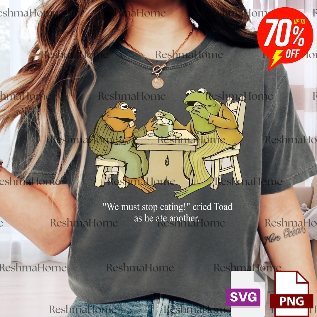 Frog and Toad Are Friends Stoner PNG Svg, Frog and Toad Cookies Meme ...