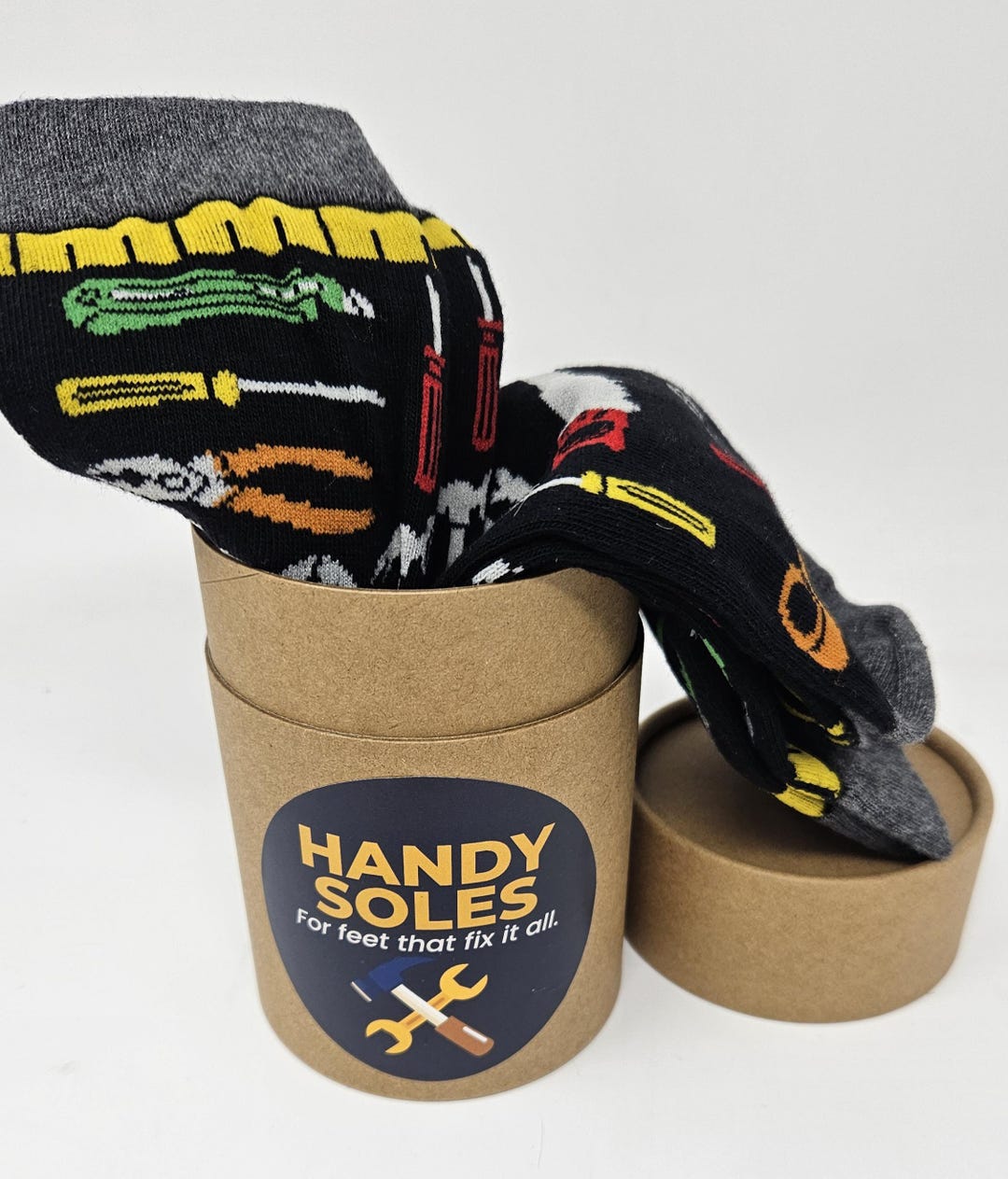 HANDY SOLES Tool Socks Gift Set | Funny Men’s Socks for DIY Dad ...