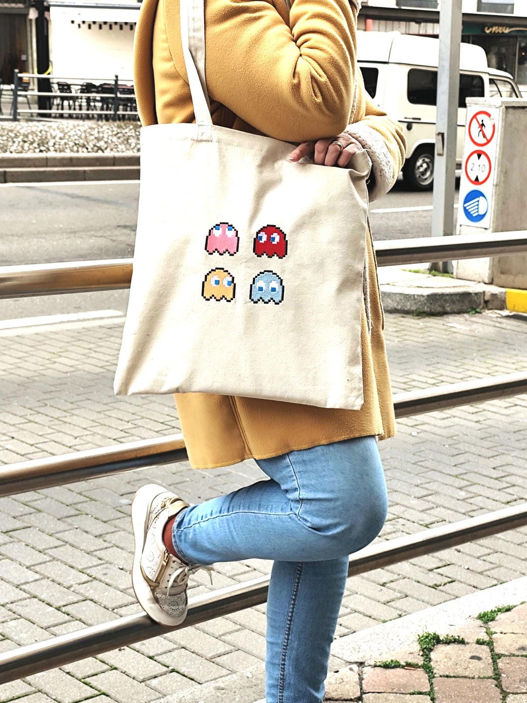 Pacman Tote Bag. Phantoms - Etsy