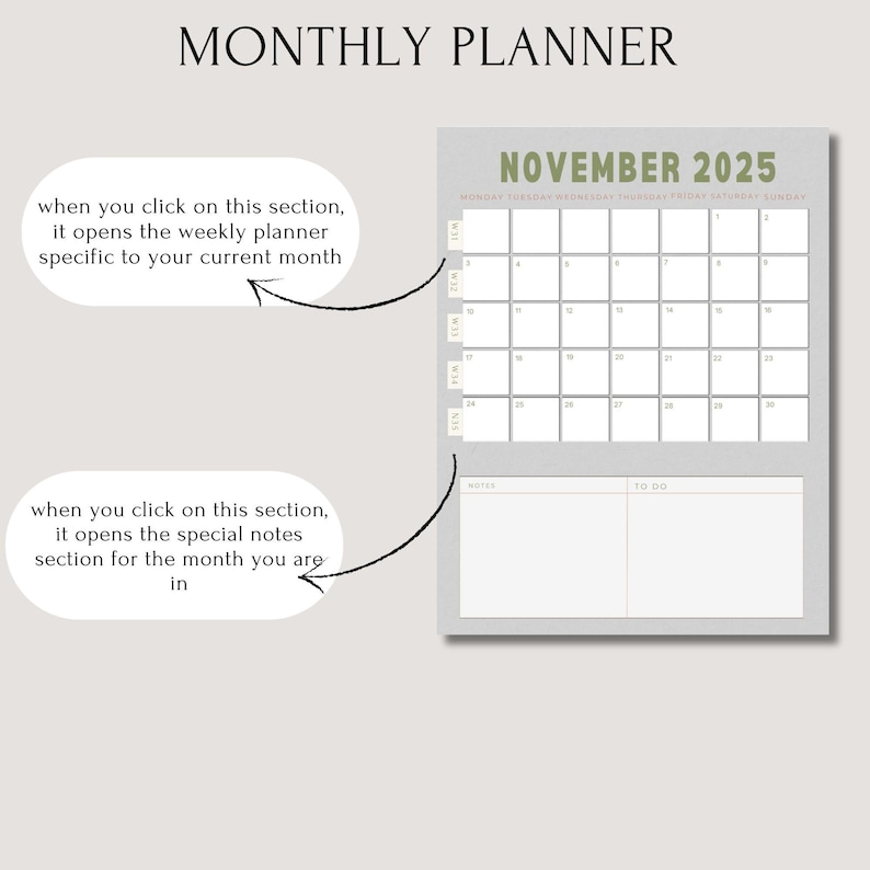 2025 Planner , Digital Planner , 2025 2026 Planner , 2025 Digital ...