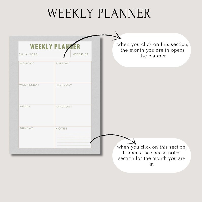 2025 Planner , Digital Planner , 2025 2026 Planner , 2025 Digital ...