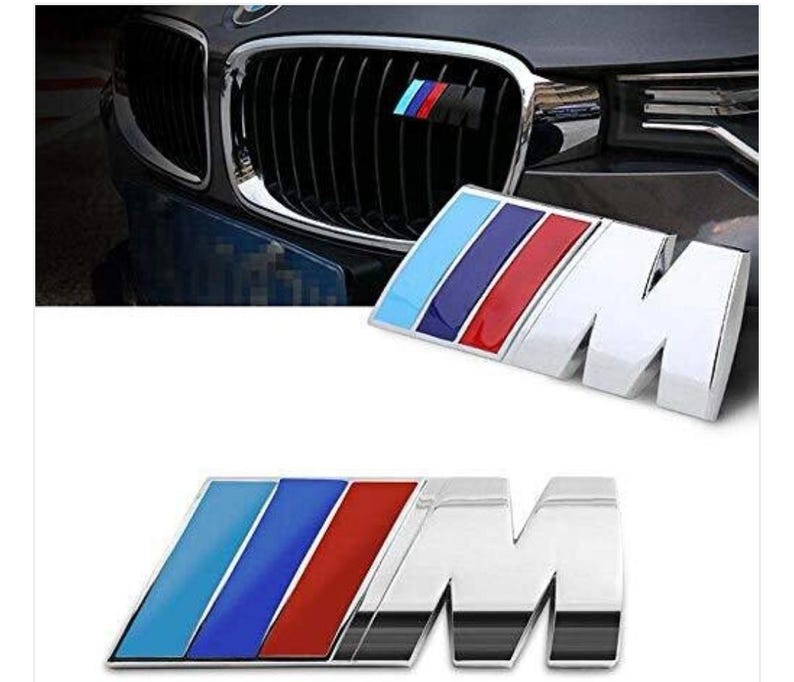 Brand New BMW M Sport Grill Badge Performance M3 M4 M5 M6 M7 M8 Series ...